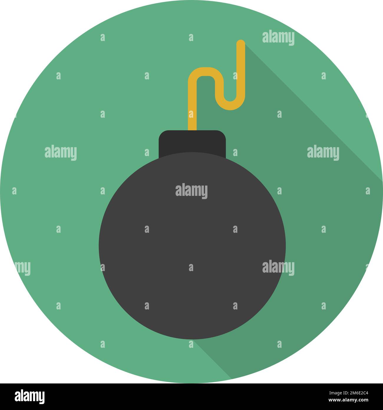 Bomb and shadow icon. Editable vector Stock Vector Image & Art - Alamy