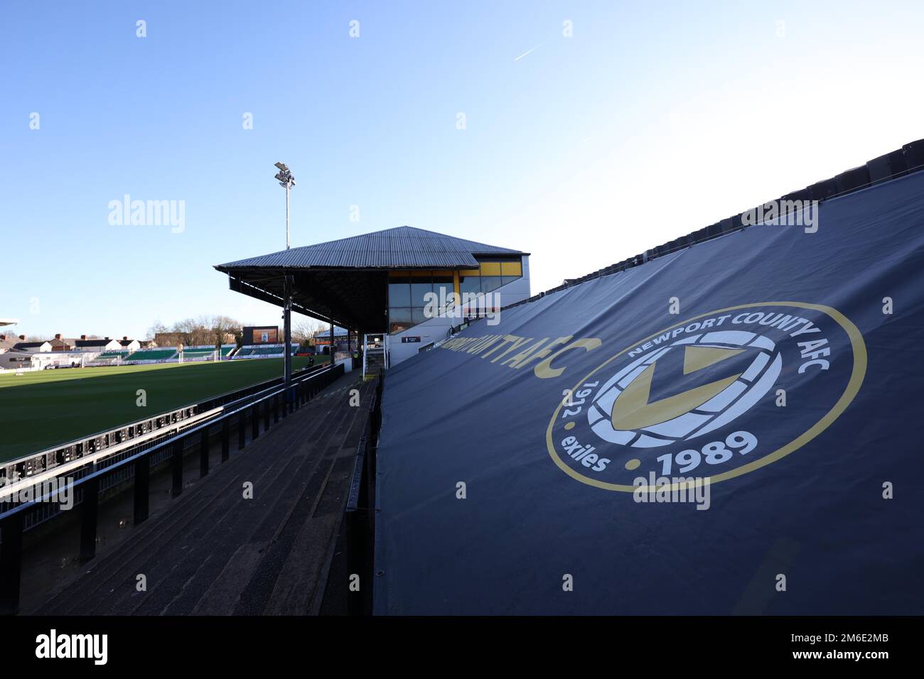General view of Rodney Parade during the EFL League Two match between ...