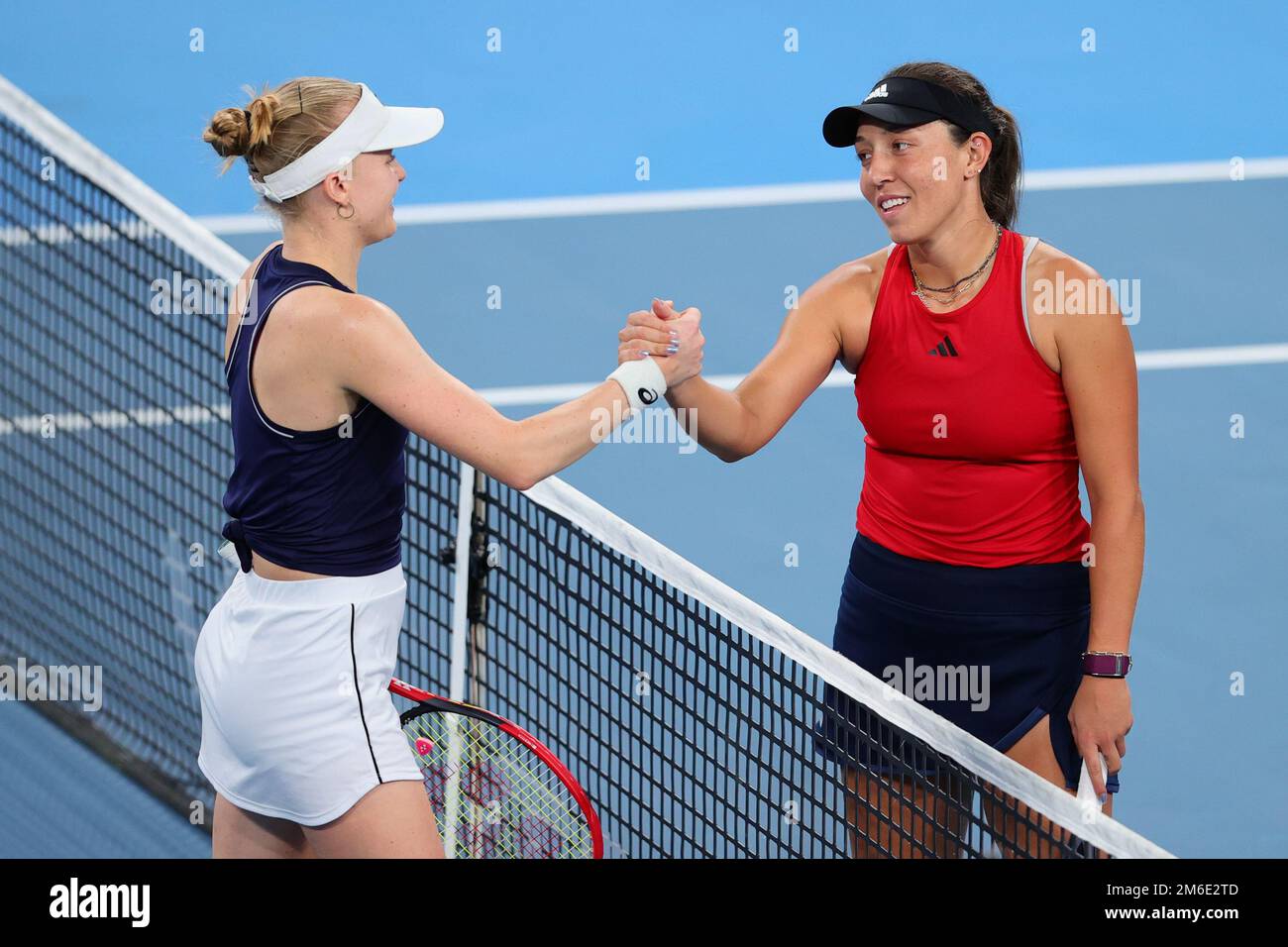 Sydney, Australia. 04th Jan, 2023. Jessica Pegula of USA congratulates ...