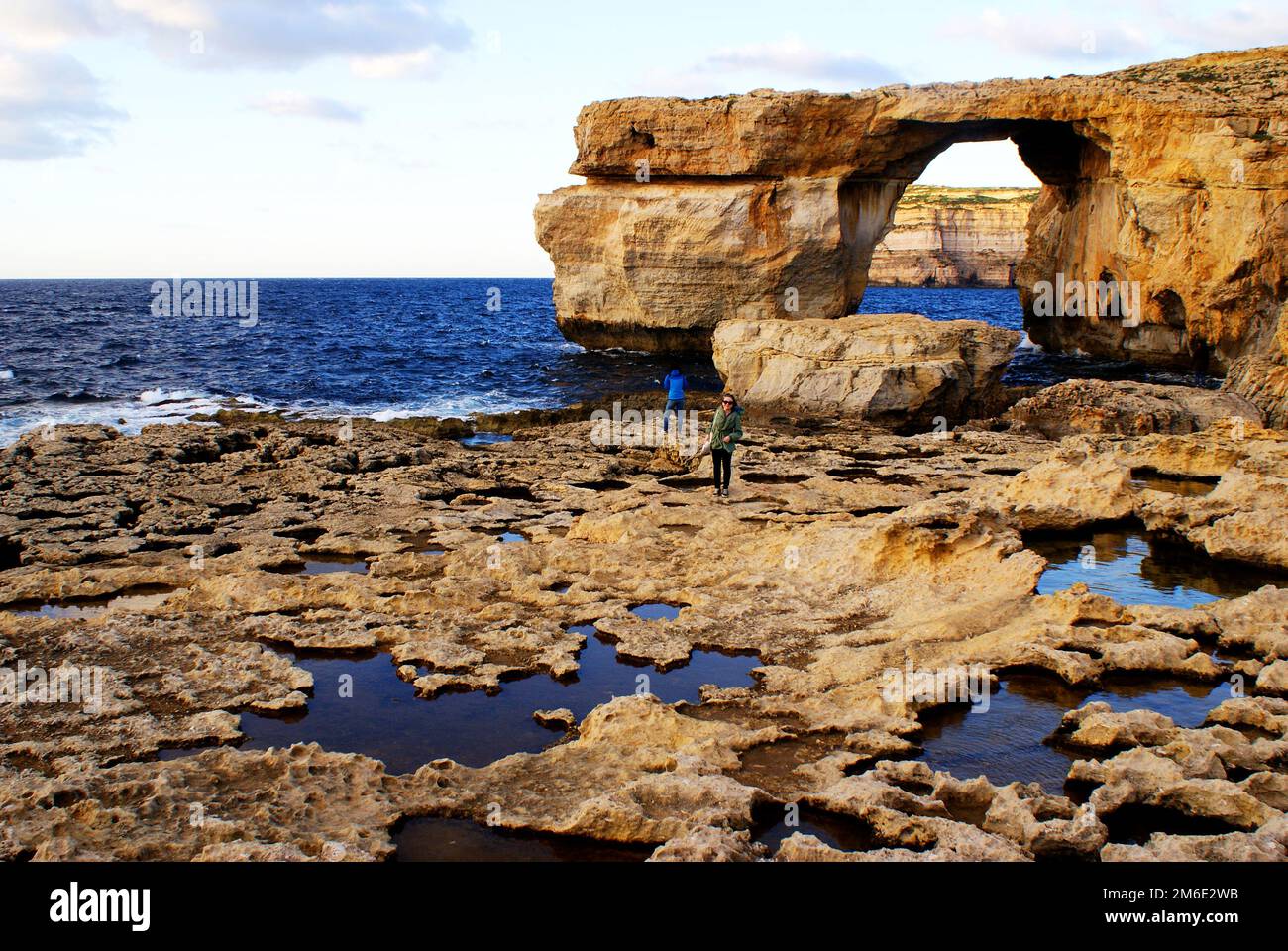 Famous Azure Window in Malta, this stone formation collapsed in 2017 ...