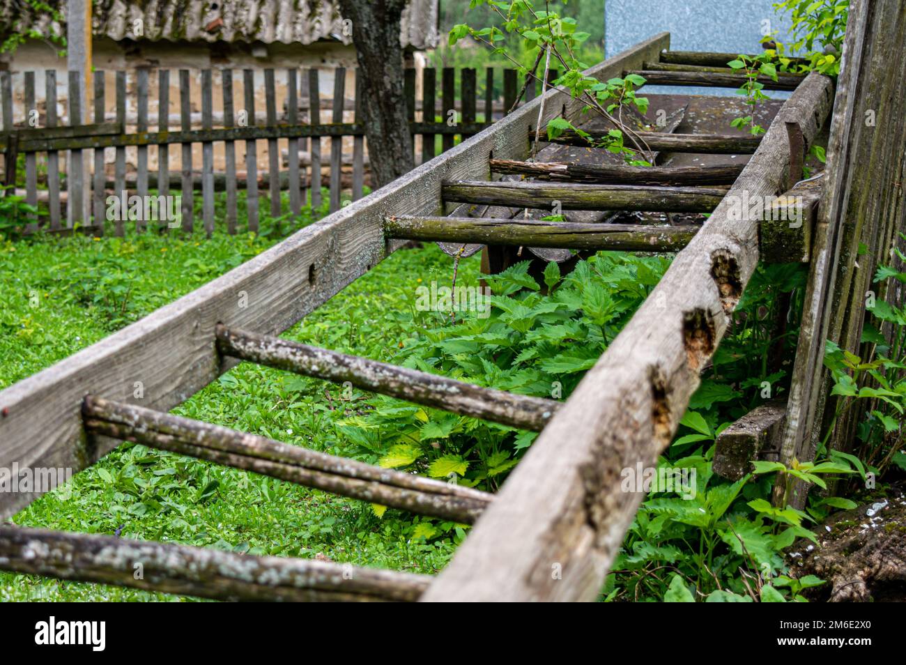 Broken ladder hi-res stock photography and images - Alamy