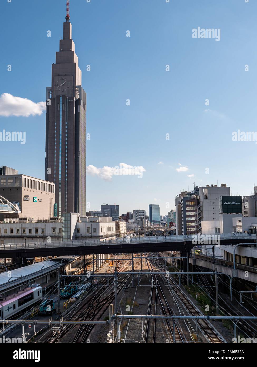 Tokyo, Japan - 17 11 19: A view of Takashimaya Times Square and the NTT ...