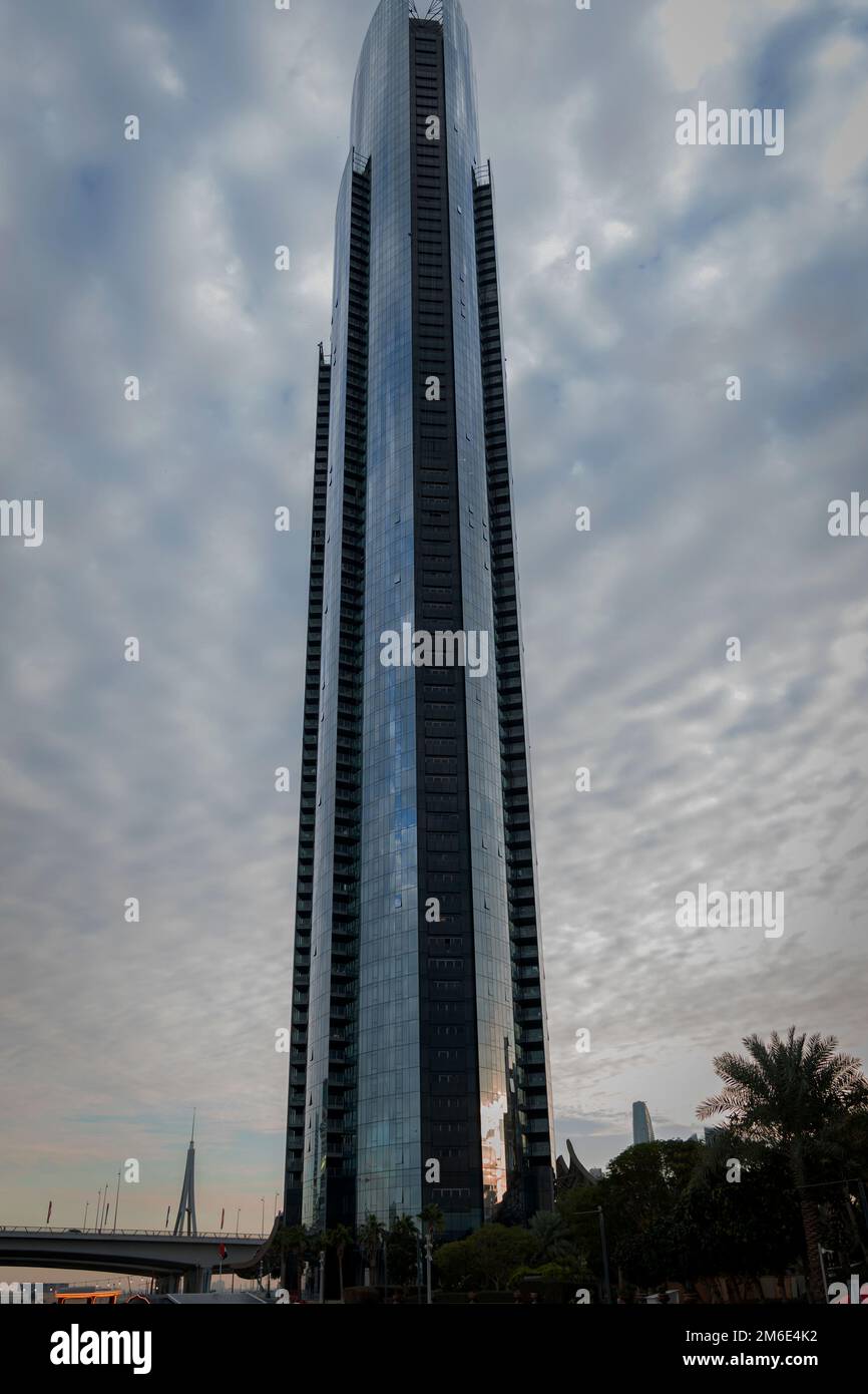 Proud of Dubai, Unique buildings and skyscrapers from Dubai town Stock ...