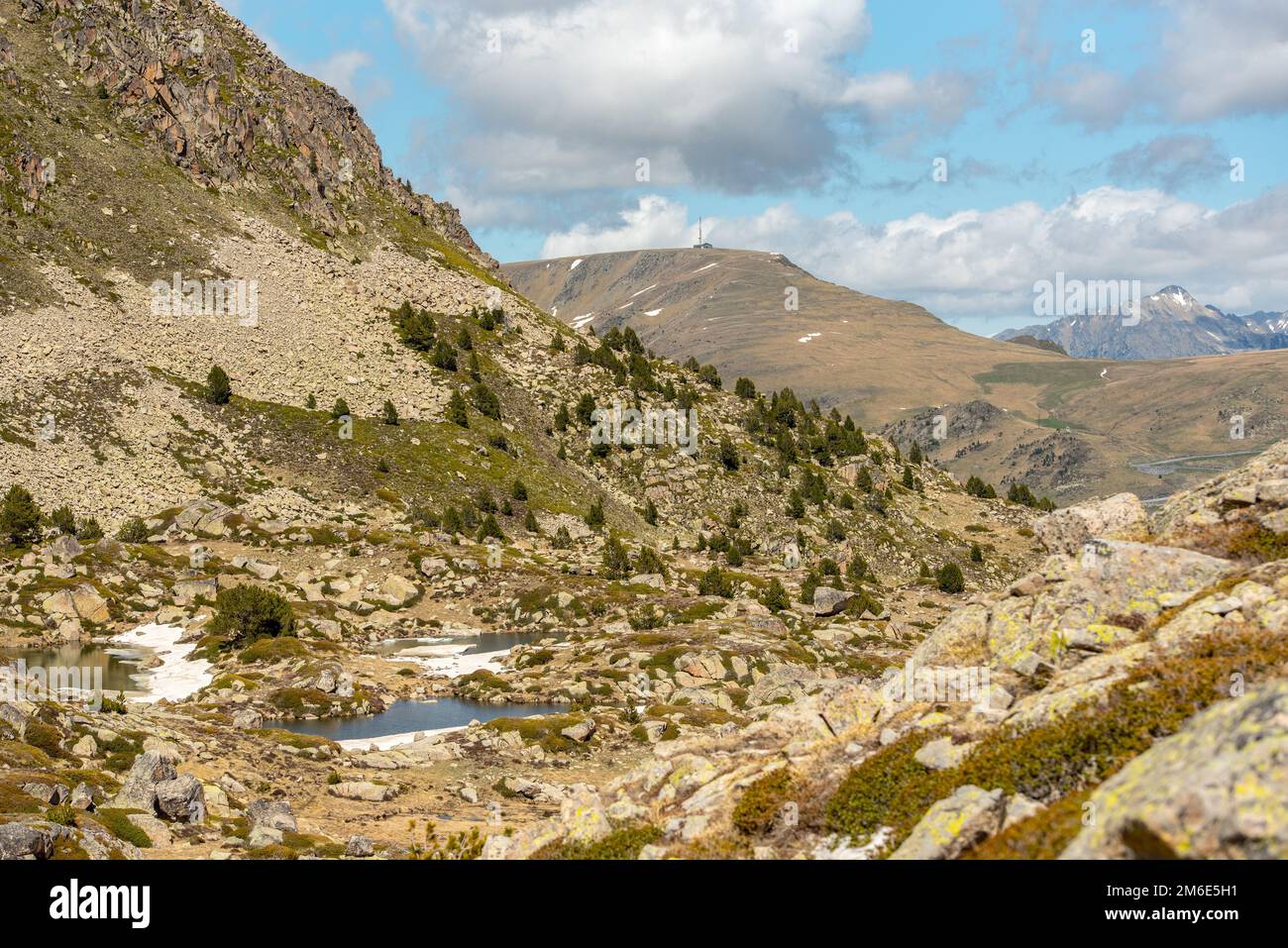 Lake in the circuit of Lake Pessons Grau Roig, Andorra Stock Photo - Alamy