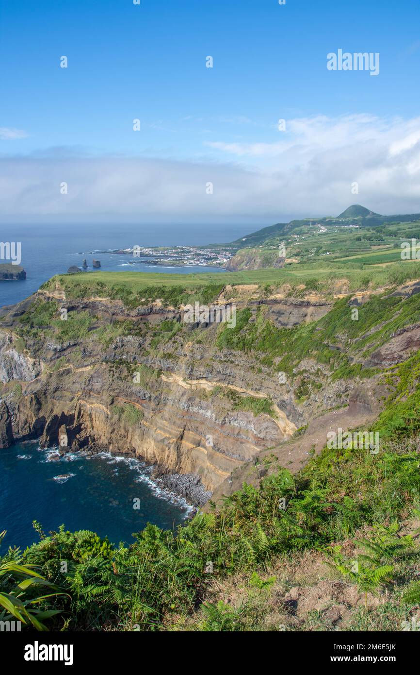 Walk on the Azores archipelago. Discovery of the island of Sao Miguel ...