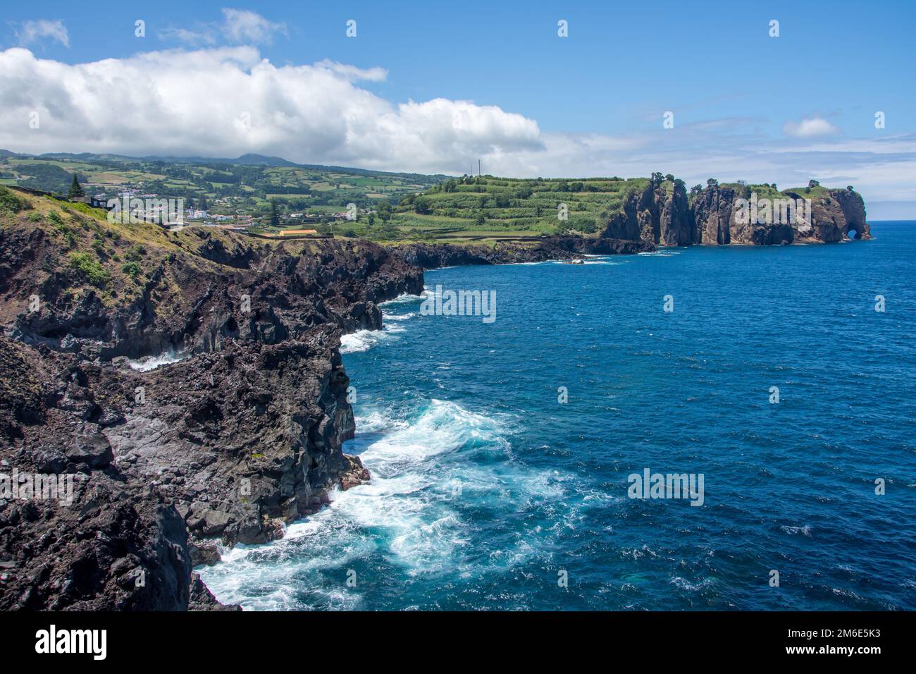 Walk on the Azores archipelago. Discovery of the island of Sao Miguel ...