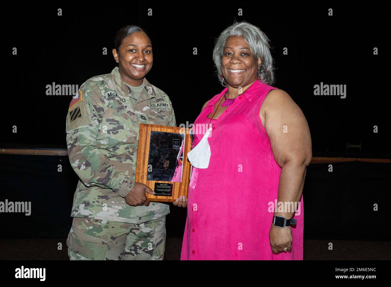 U.S. Army Sgt. 1st Class Amarava McAdoo, a recruiting noncommisioned ...