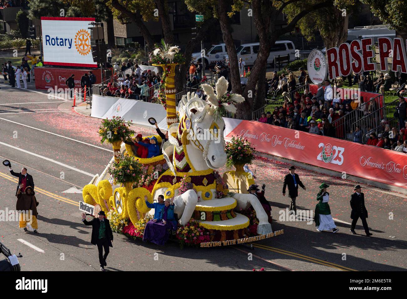 Pasadena, California, USA. 2nd Jan, 2023. The 134th annual Rose Parade ...
