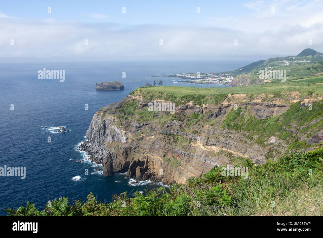 Walk on the Azores archipelago. Discovery of the island of Sao Miguel ...