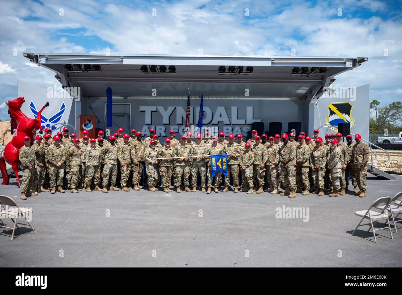 U.S. Airmen with the 801st Rapid Engineer Deployable Heavy Operational ...