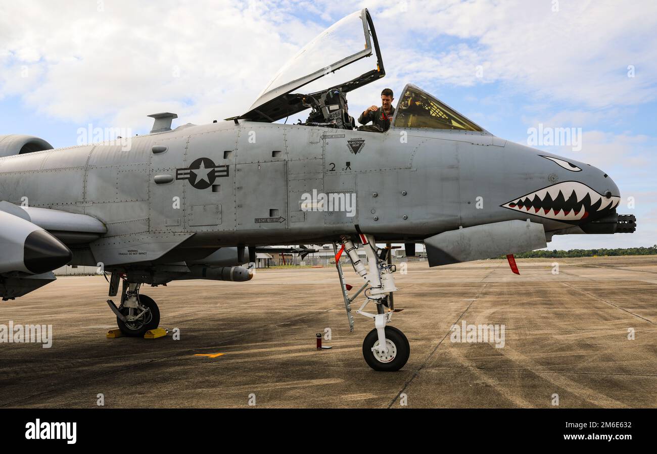 U.S. Air Force Maj. Zach Peters, an A-10 Thunderbolt II pilot with the ...