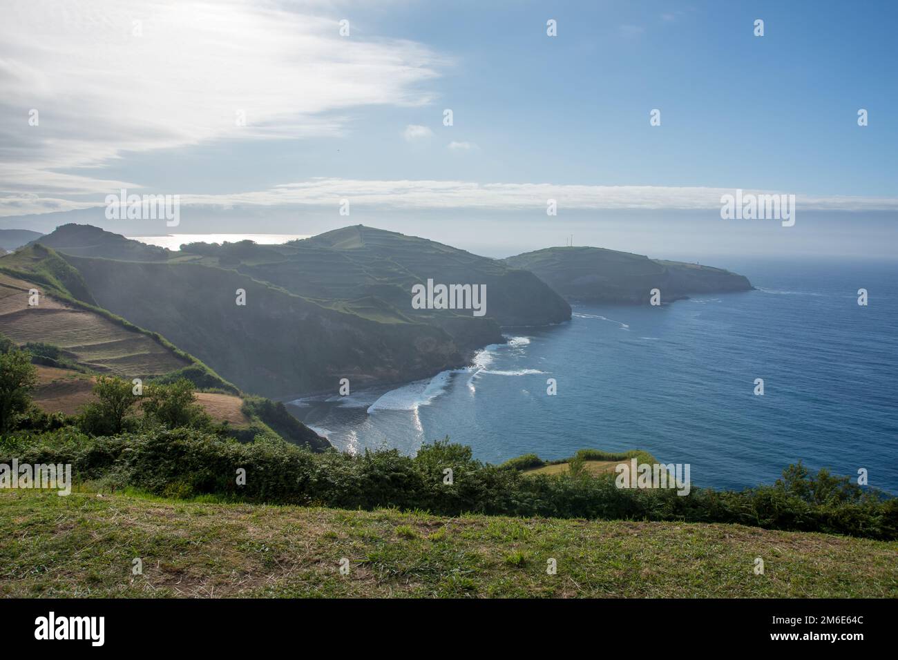 Walk on the Azores archipelago. Discovery of the island of Sao Miguel ...