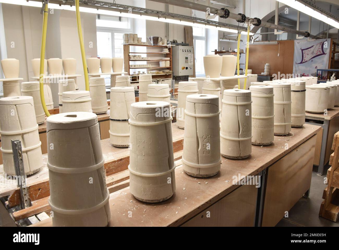 Authentic porcelain production in the famous Porcelain Manufactory in ...