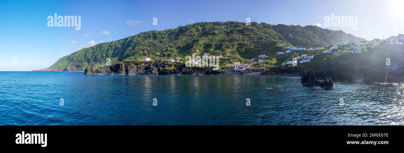Walk on the Azores archipelago. Discovery of the island of sao jorge ...