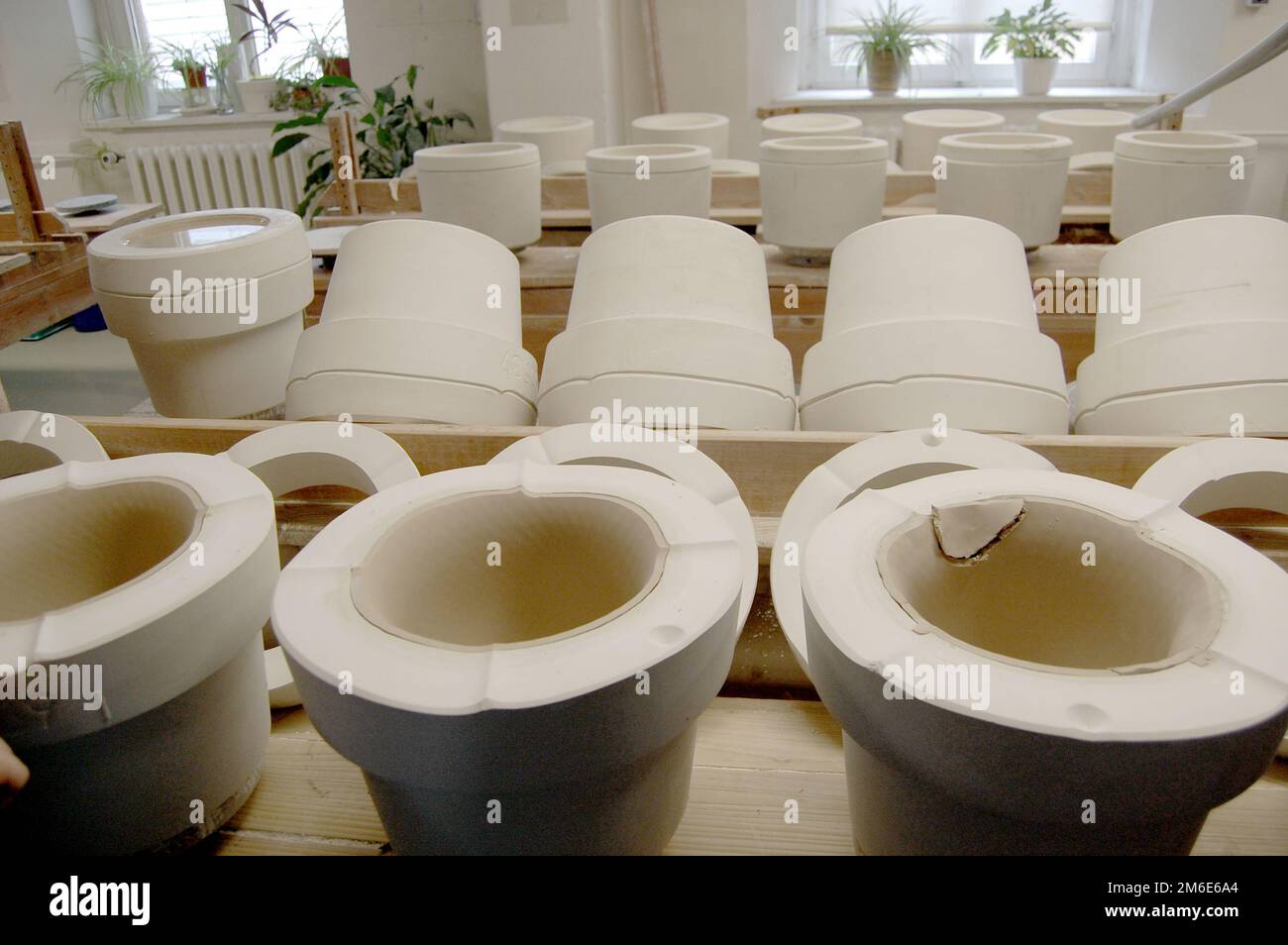 Authentic porcelain production in the famous Porcelain Manufactory in ...