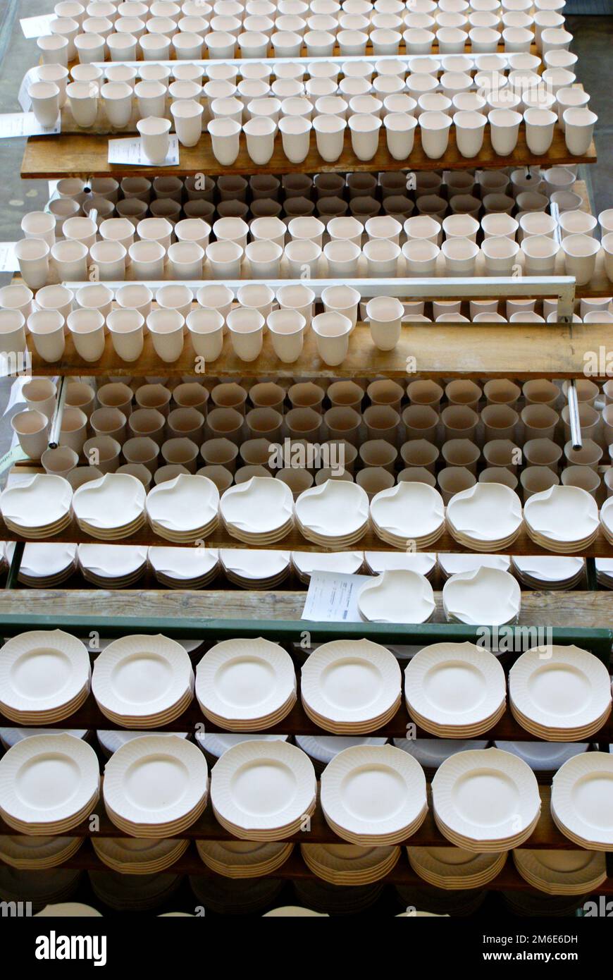Authentic porcelain production in the famous Porcelain Manufactory in ...