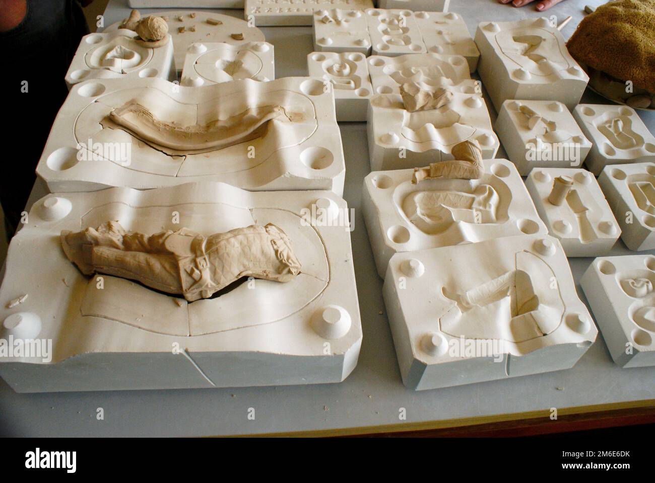 Authentic porcelain production in the famous Porcelain Manufactory in ...