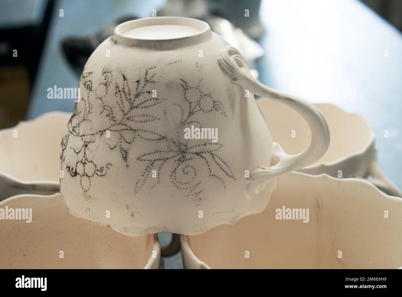 Authentic porcelain production in the famous Porcelain Manufactory in ...