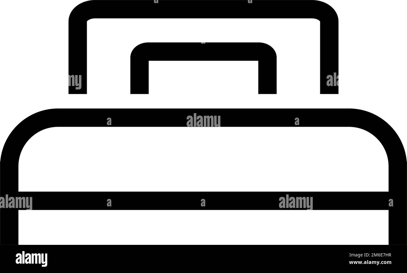 Hotel single room bed Cut Out Stock Images & Pictures - Alamy