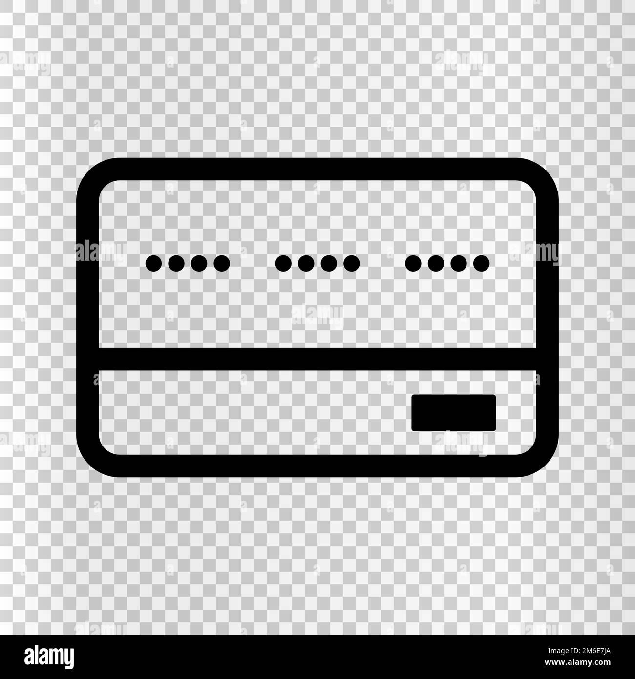 Credit card icon. Payment card. Pay later. Editable vector Stock Vector ...