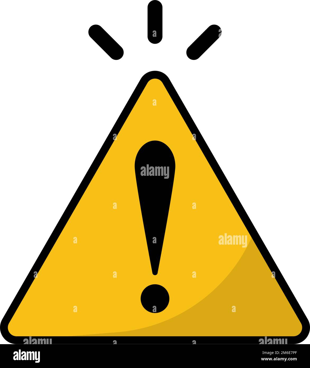 Pop attention icon. Emphasis sign and exclamation icon. Editable vector ...