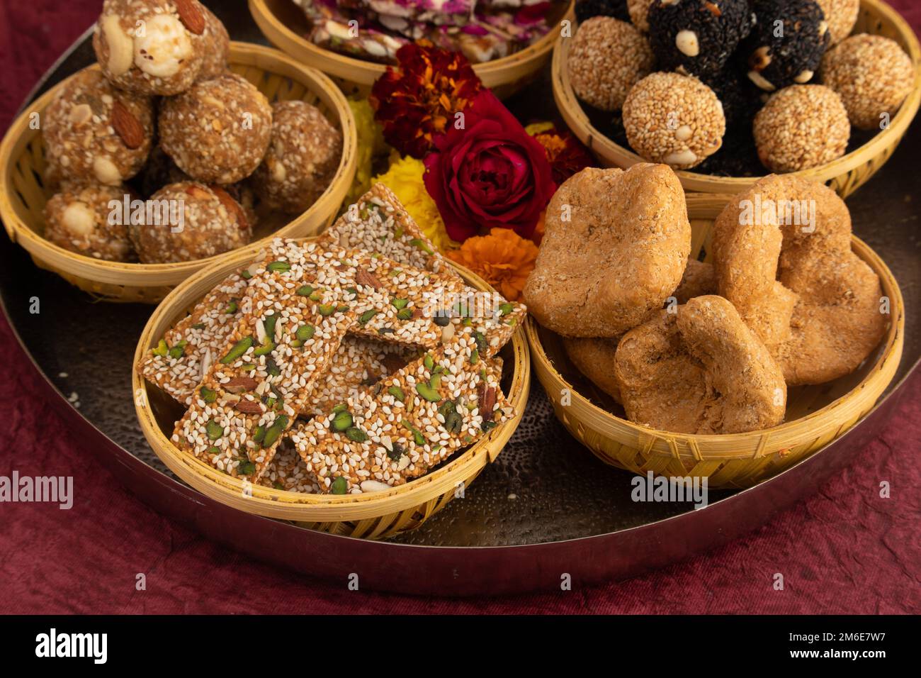 Gajak rolls hi-res stock photography and images - Alamy