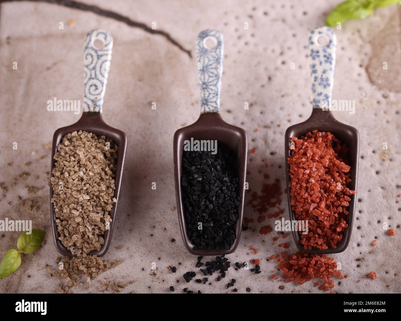 salt spices colored exotic for food Stock Photo - Alamy