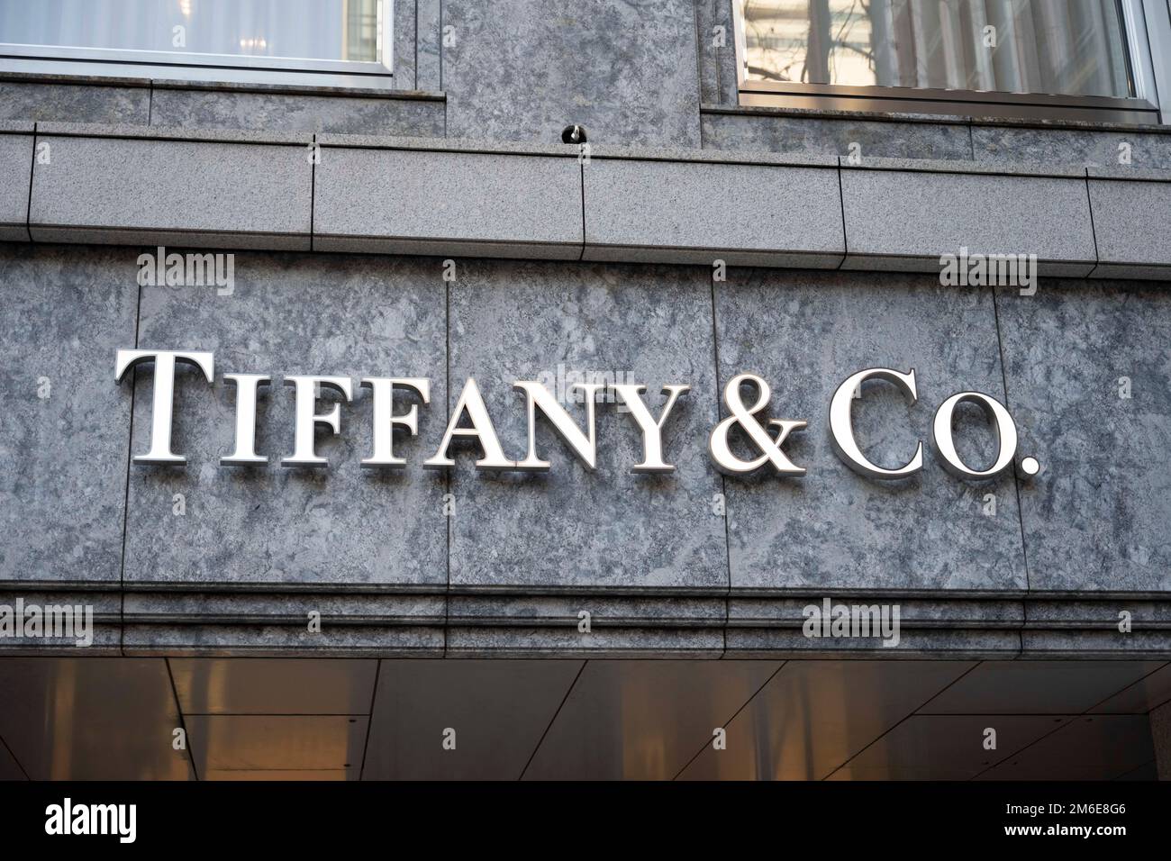 Tokyo, Japan. 3rd Jan, 2023. A Tiffany & Co. luxury jewelry flagship store location in ...