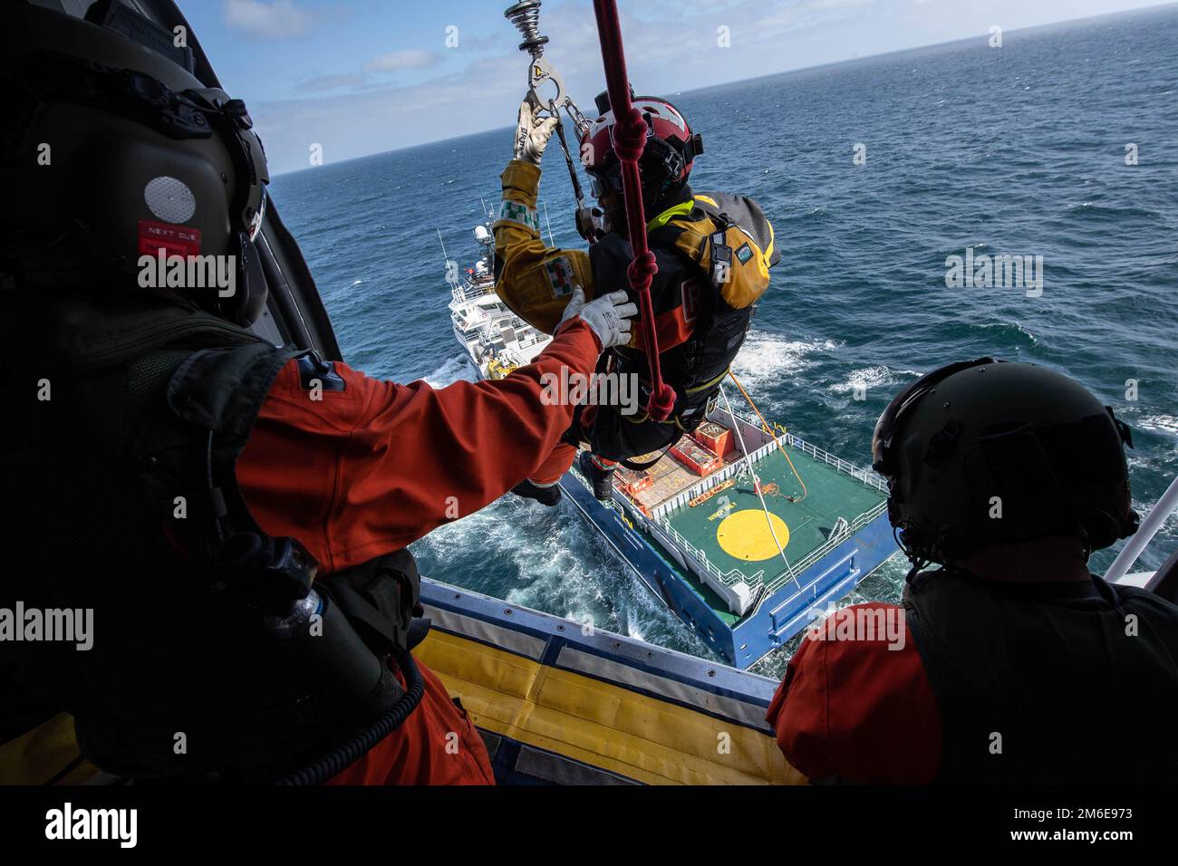 NORTH SEA (April 26, 2022) Members of the Royal Norwegian Air Force’s ...