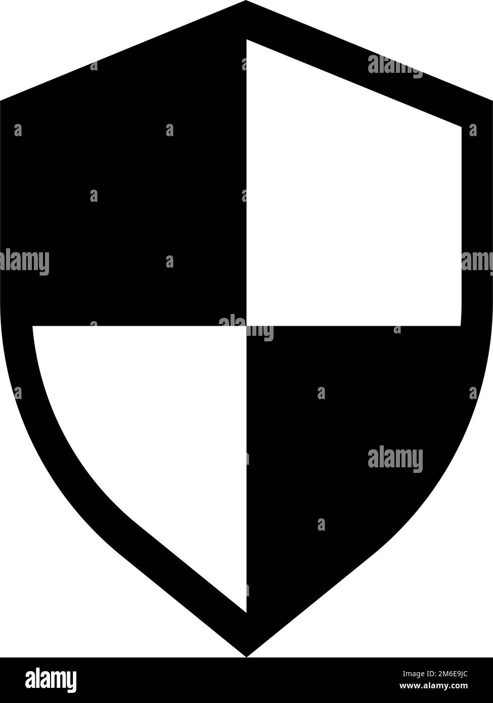 Shield Icon. Security and safety. Firewall and Internet security icon. Editable vector Stock ...