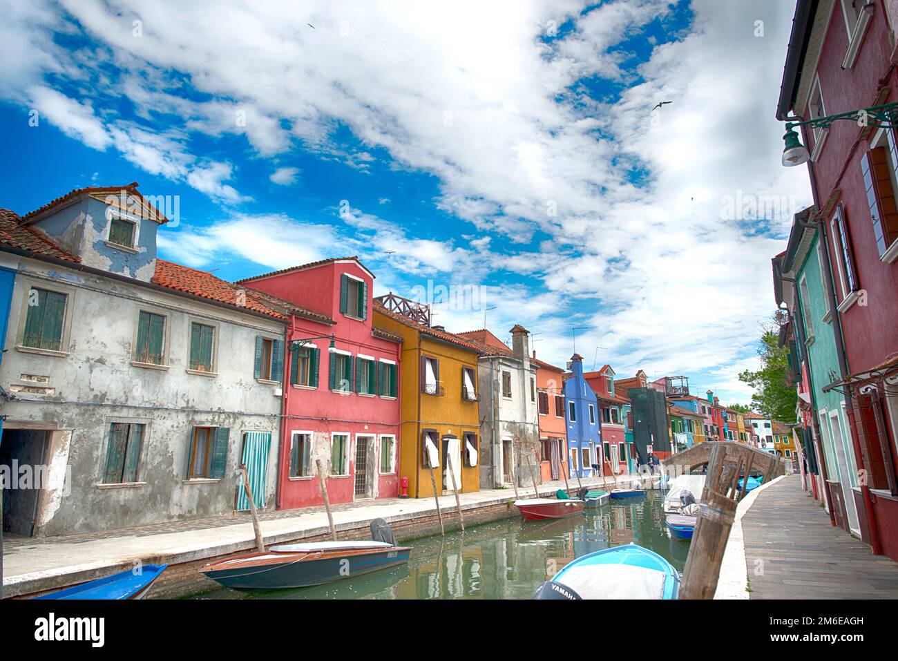 Hdr photo isola di burano venice italy hi-res stock photography and ...