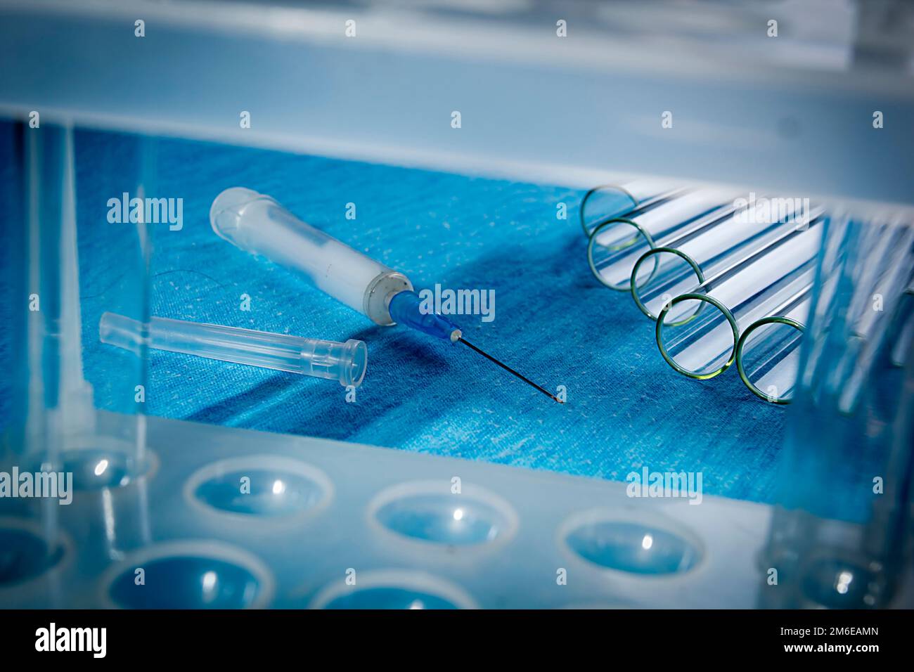 Medical science laboratory glassware Stock Photo - Alamy