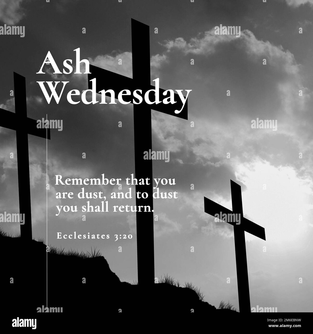 Ash wednesday, remember that you are dust, and to dust you shall return ...