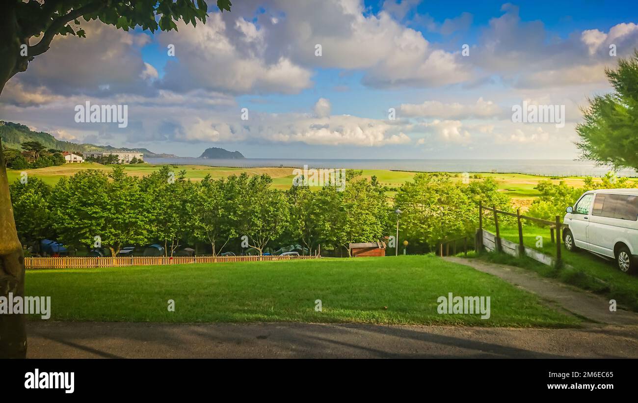 Camping with ocean view hi-res stock photography and images - Alamy