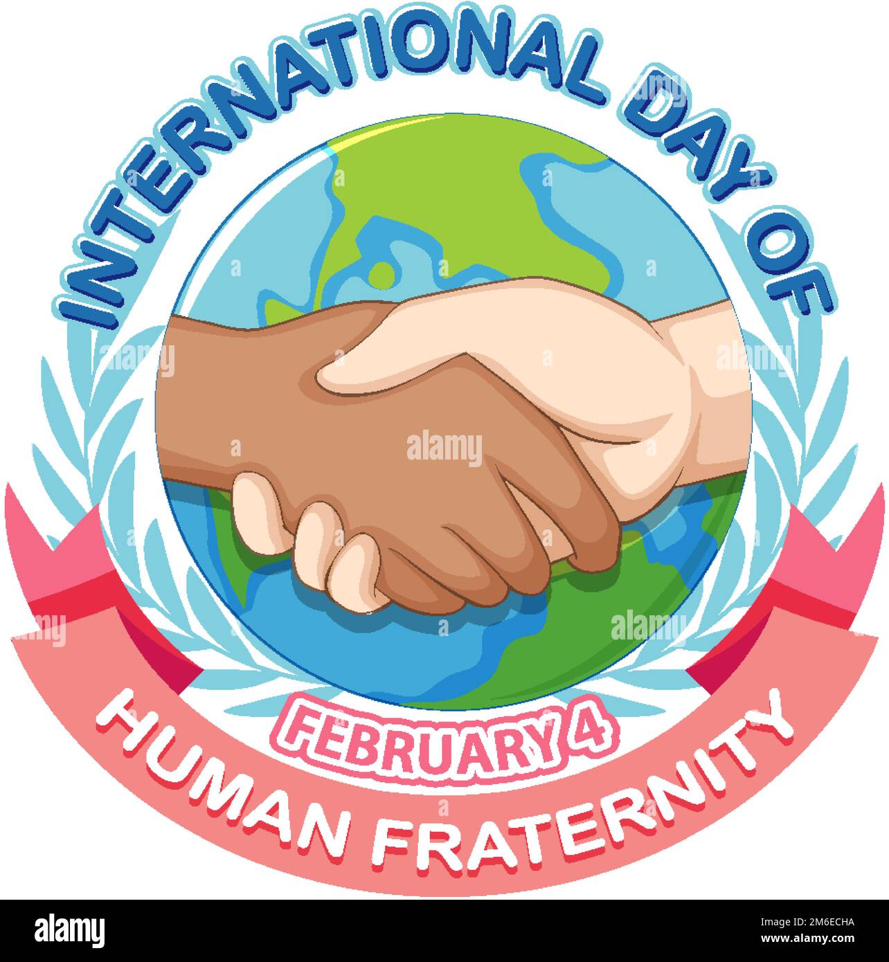 International day of human fraternity illustration Stock Vector Image ...