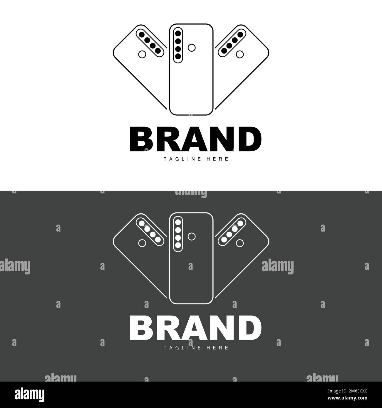 Modern shop logo Black and White Stock Photos & Images - Alamy