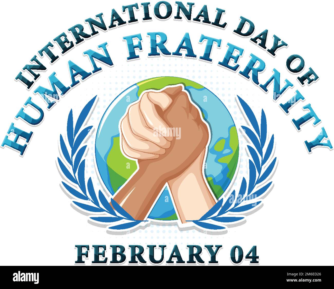 International day of human fraternity illustration Stock Vector Image ...