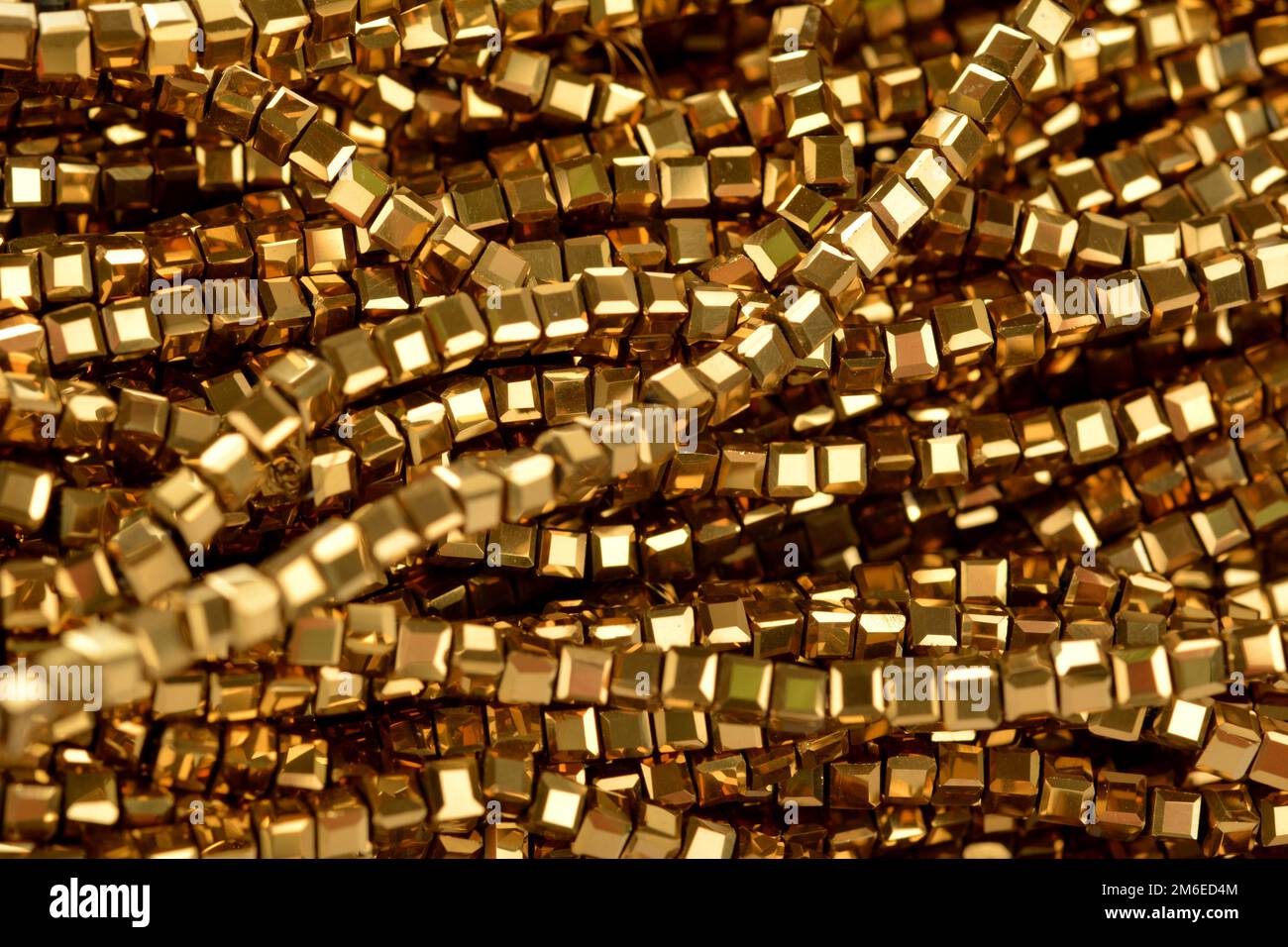 Beautiful Glass Sparkle Crystal Isoalted Beads on white background ...