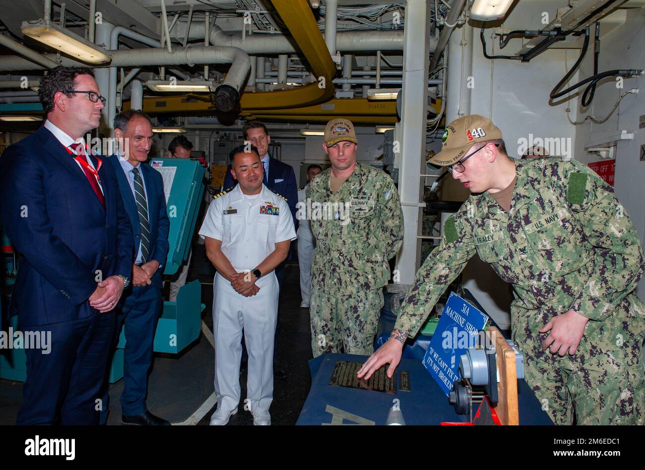 PERTH, Australia (April 26, 2022) - Machinery Repairman 3rd Class Isaac ...