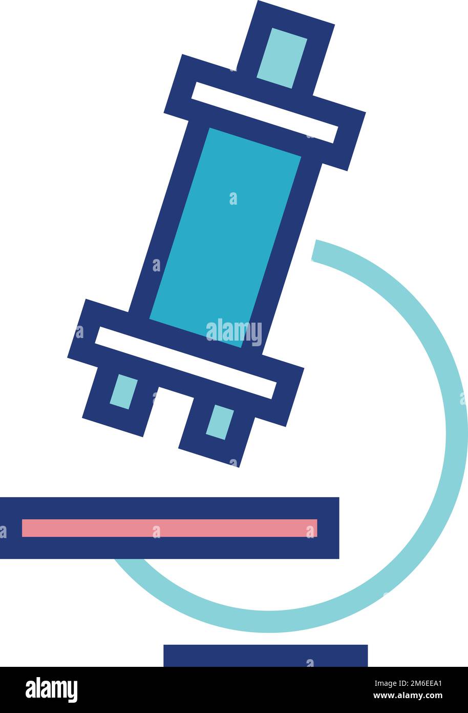 Microscope icon. Biology research sign. Science symbol Stock Vector ...