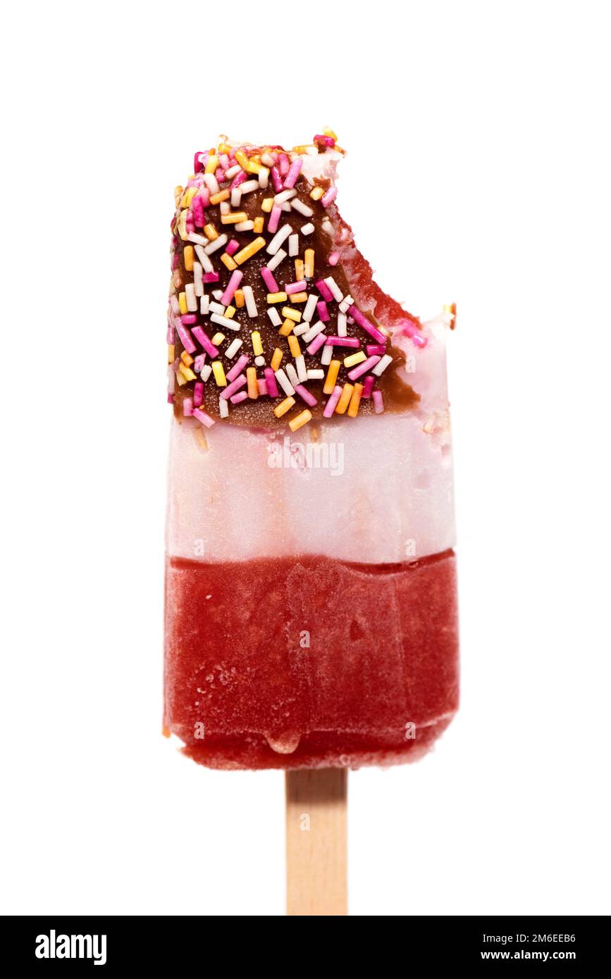 Ice cream on stick Stock Photo - Alamy