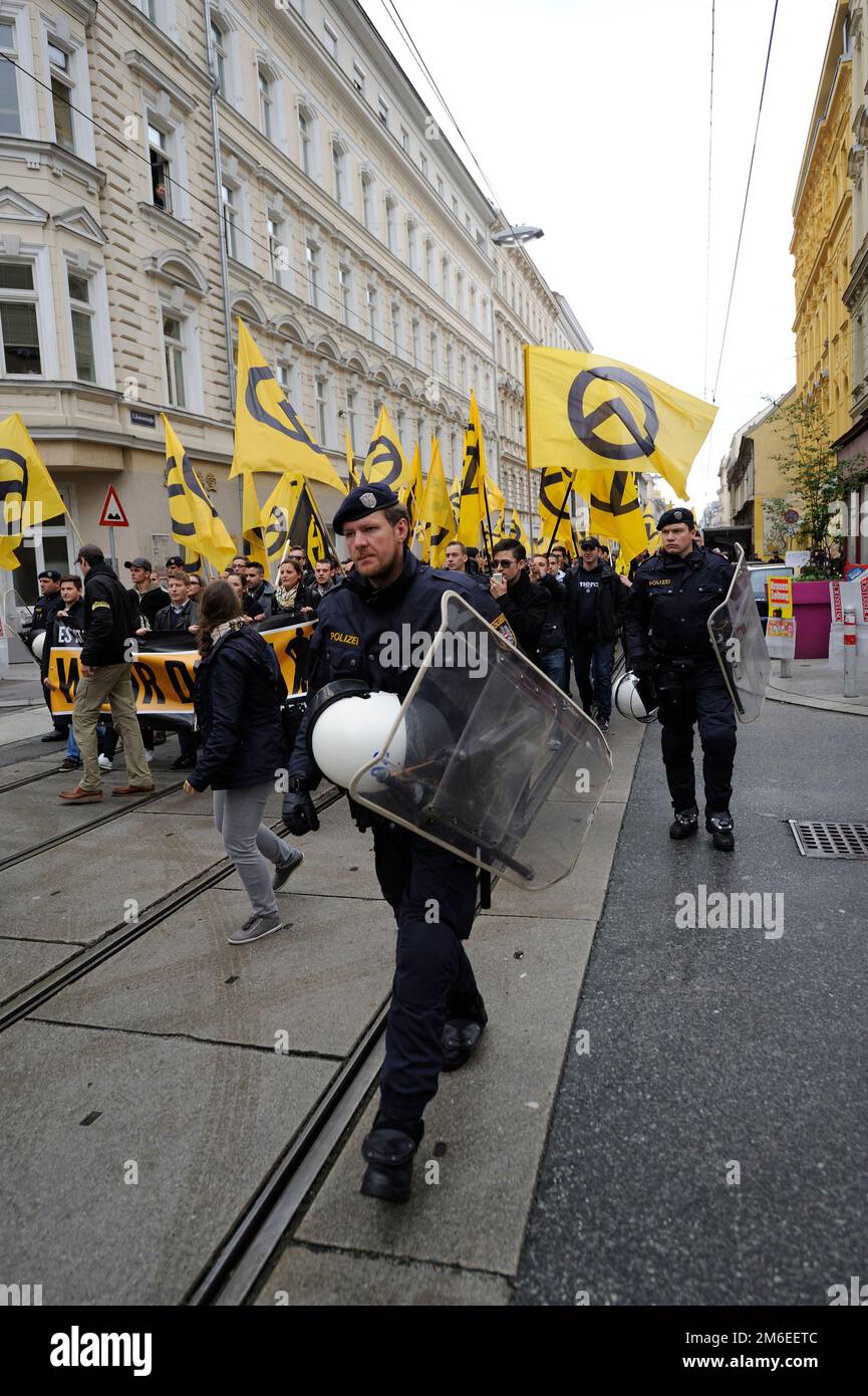 Demonstration identitarian hi-res stock photography and images - Alamy