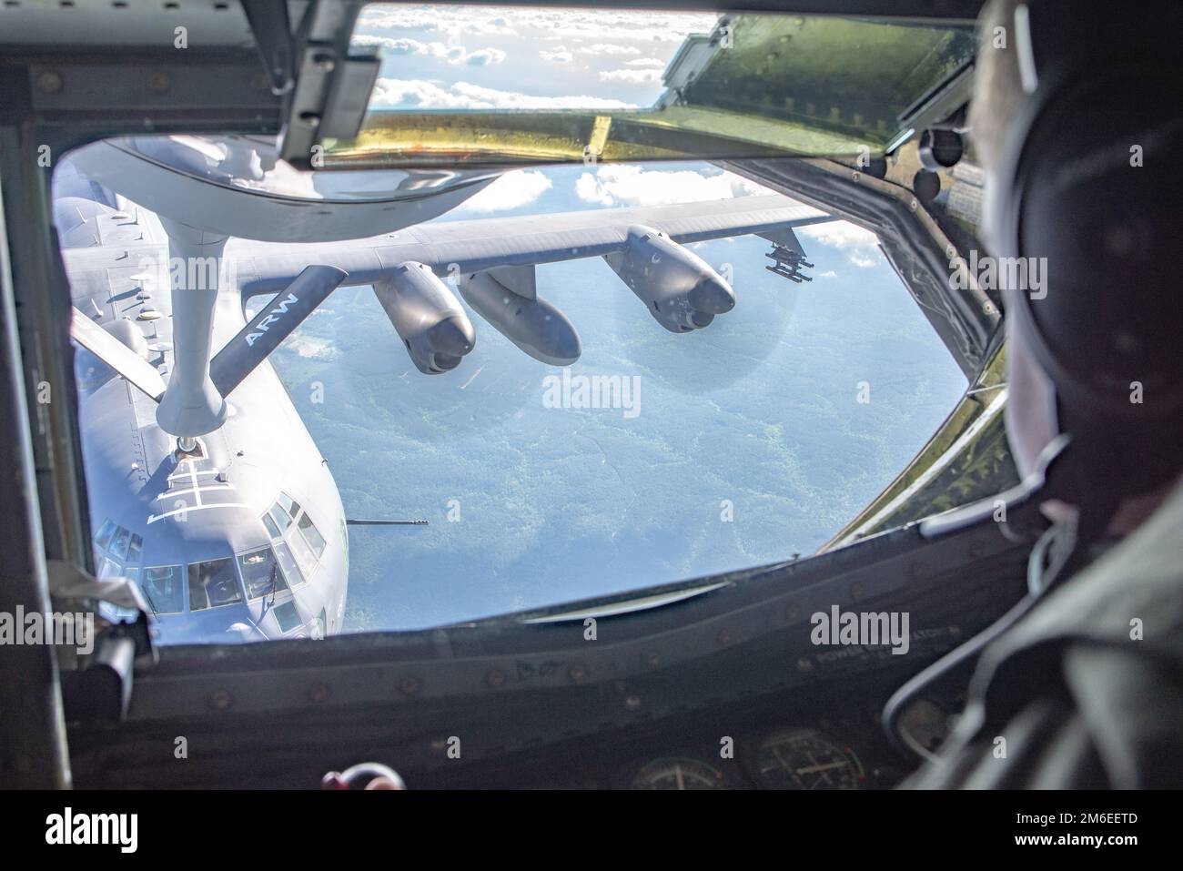 U.S. Air Force Tech. Sgt. Anthony Welch, a boom operator from the 153d ...