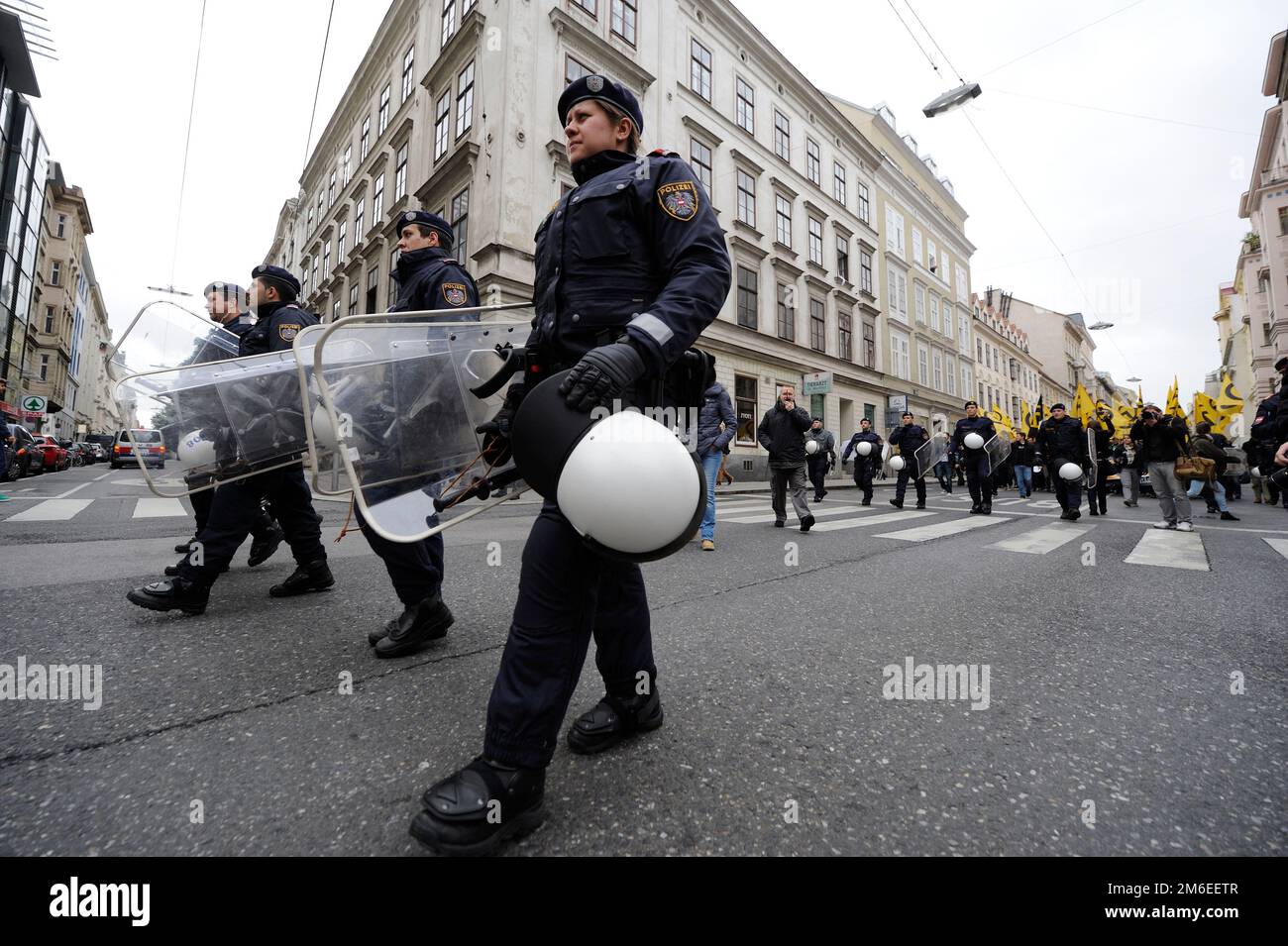 Vienna, Austria. 17th May 2014. Demonstration of the Austrian ...