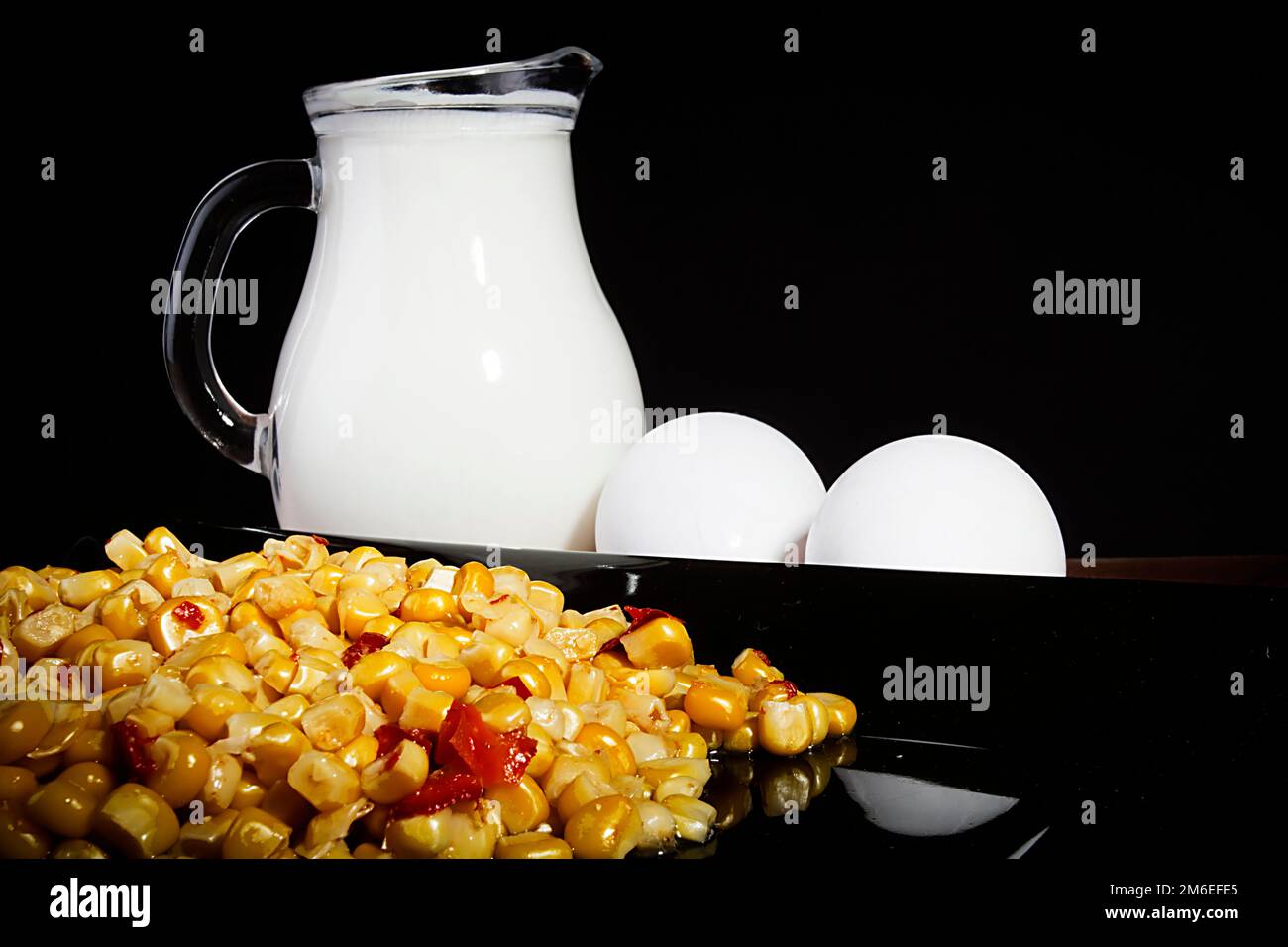 Corn and milk Stock Photo - Alamy