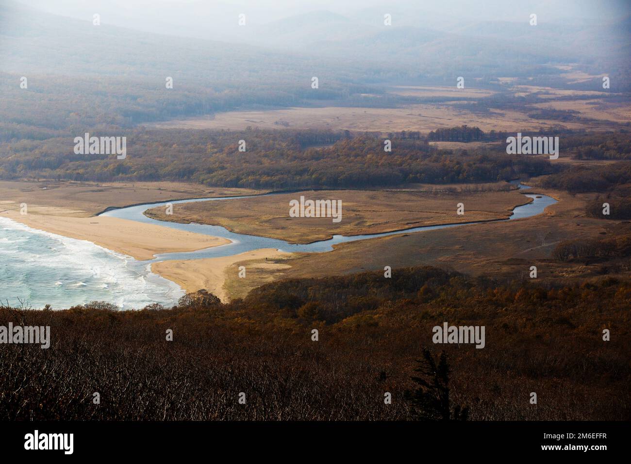 Sikhote-Alin Biosphere Reserve in the Primorsky Territory. Panoramic ...