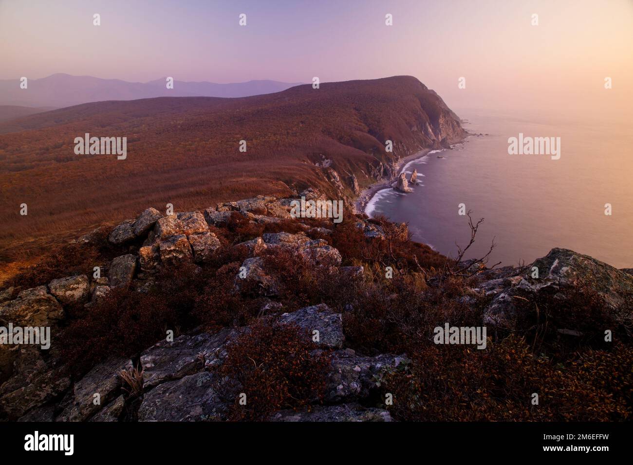 Sikhote-Alin Biosphere Reserve in the Primorsky Territory. Panoramic ...