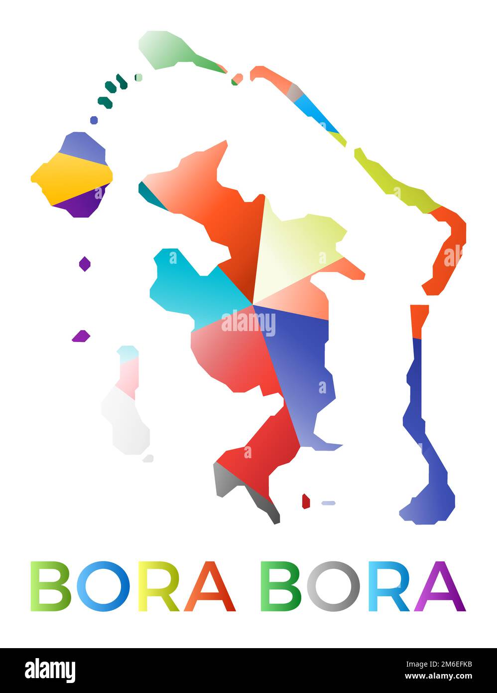 Bora bora map Cut Out Stock Images & Pictures - Alamy