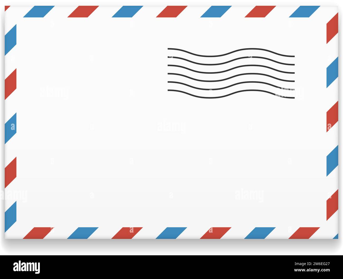 Air post envelope. International mail blank template Stock Vector Image ... Air post envelope. International mail blank template Stock Vector Image ...