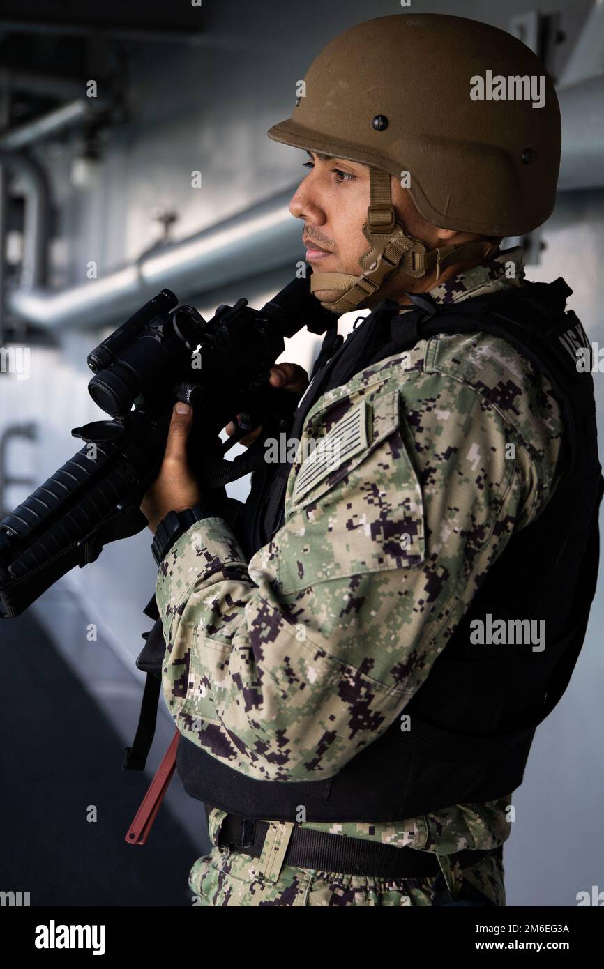 220426-N-CZ759-1066 SAN DIEGO (April 26, 2022) –Master-at-arms 2nd ...